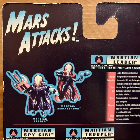 Warner Bros. | Other | Vtg 996 Warner Bros Mars Attacks Martian Leader ...